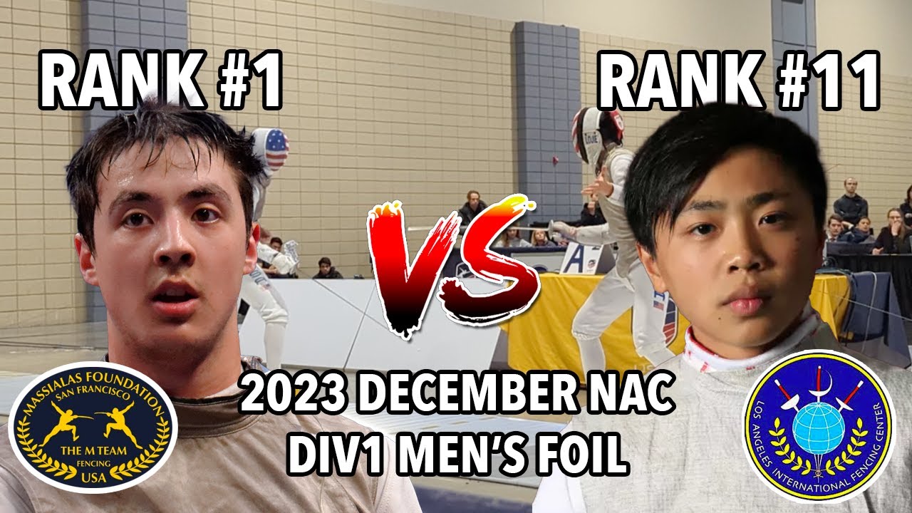 Alexander Massialas vs Bryce Louie | SMF Semi-Finals | December NAC ...