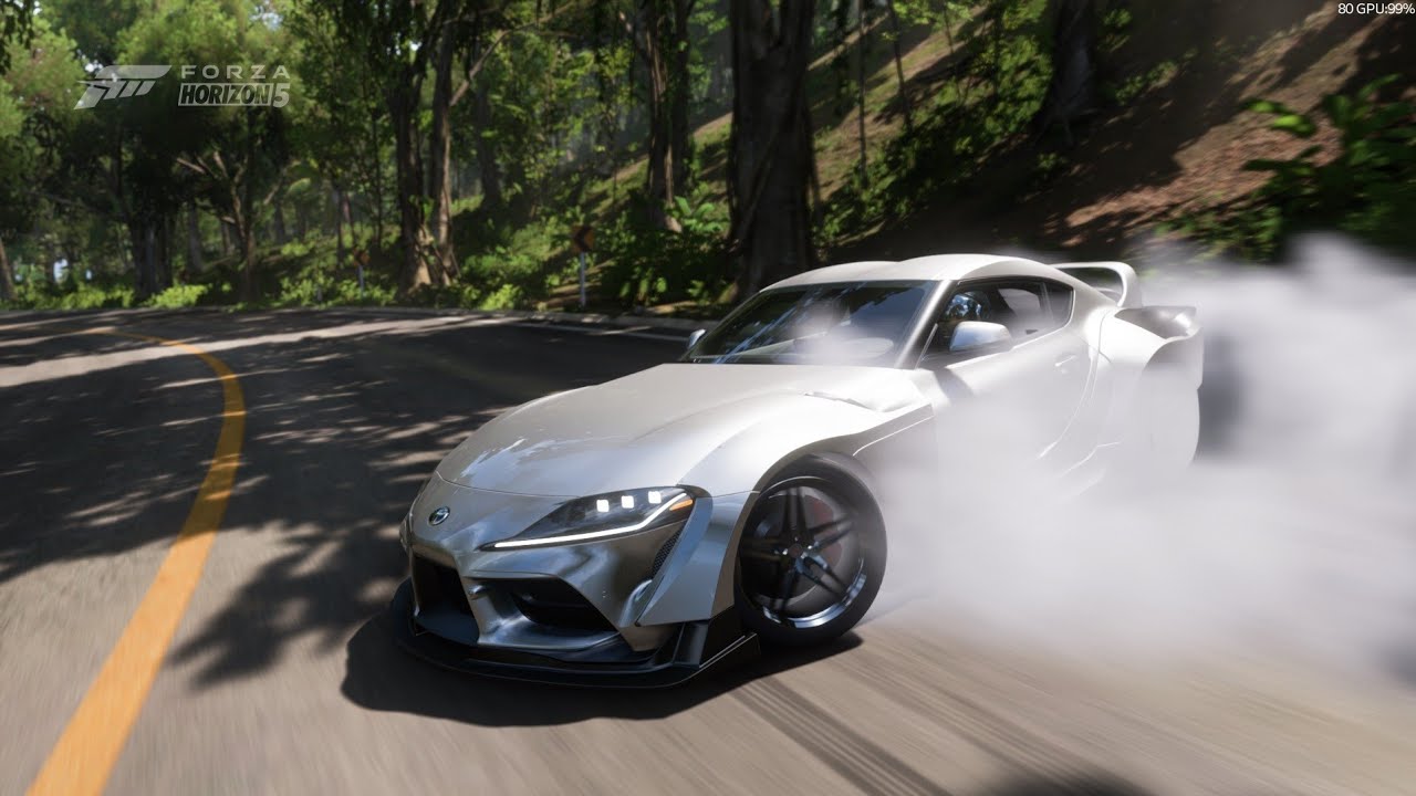 Toyota GR Supra - Forza Horizon 5 RTX 2060 LAPTOP - YouTube