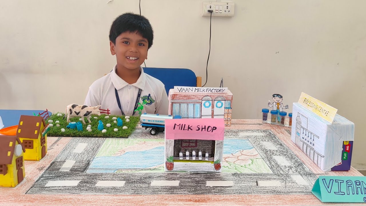 Milk Factory Project for my School Knowledge Fair 2023 - YouTube