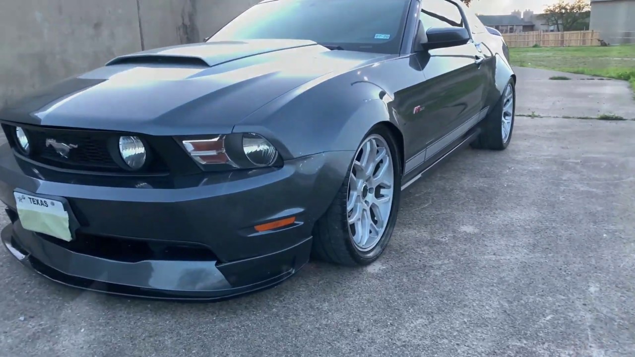 2012 MUSTANG , LOWERED , WIDE BODY - YouTube