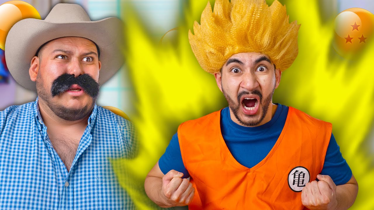 DRAGON BALL Z in a Mexican House - YouTube