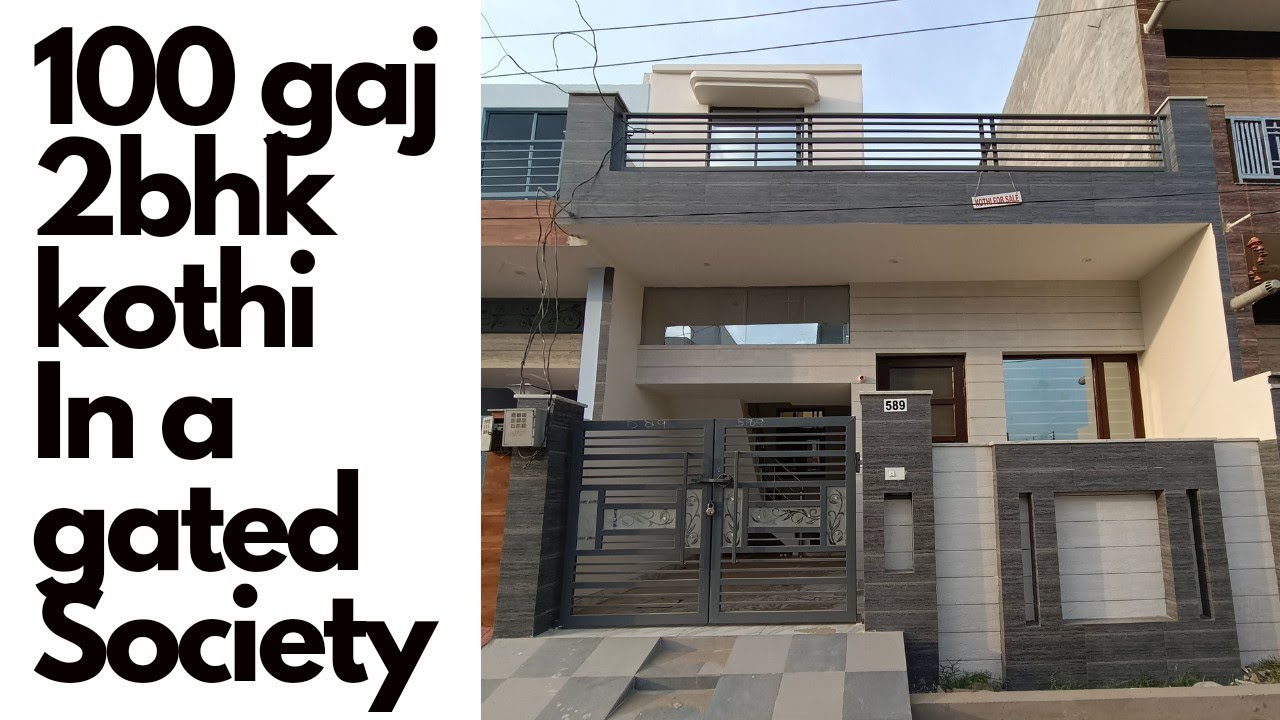 100 gaj 2 bhk single storey kothi available for sale in Zirakpur. # ...