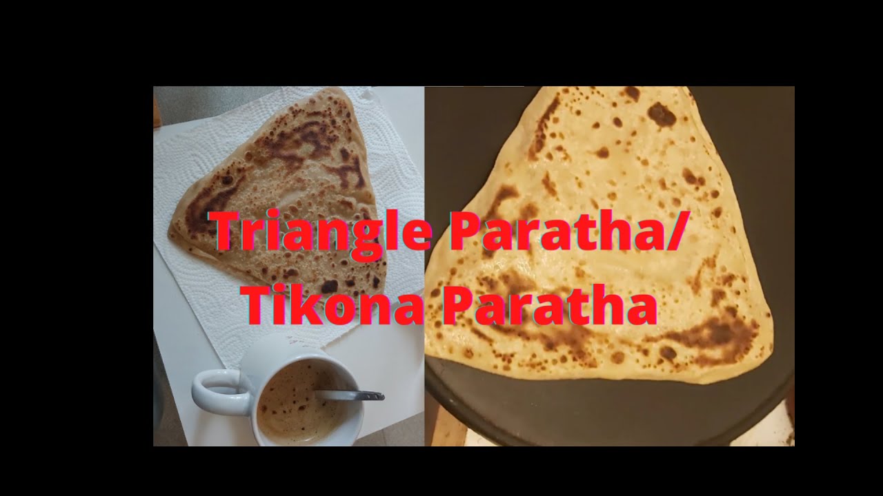 Triangle Paratha | Tikona Paratha | Desi Paratha | Quick | Easy Paratha ...