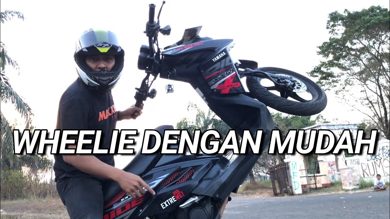 TIPS ANGKAT MOTOR MATIC - YouTube