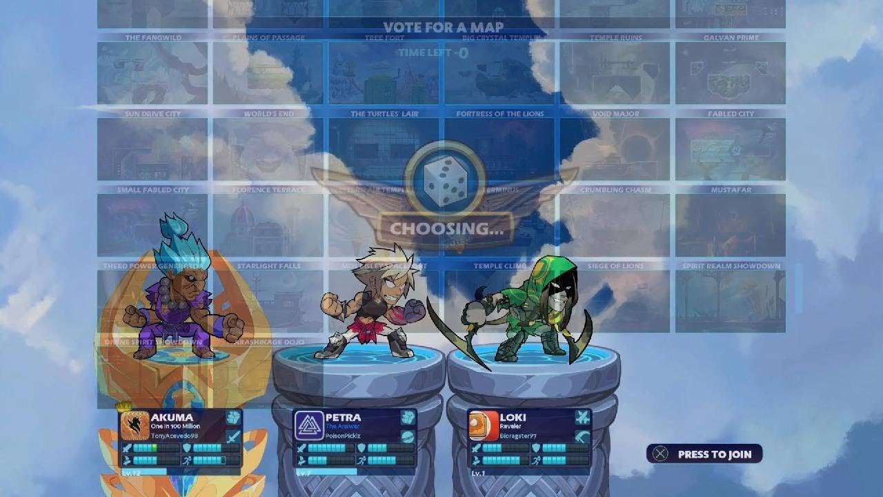 Brawlhalla Akuma 1v1v1 - YouTube