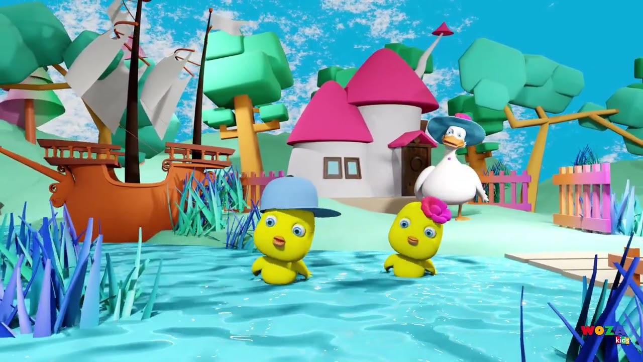 Five Little Ducks (Went out one Day) | Kids Songs | Nursery Rhymes ...