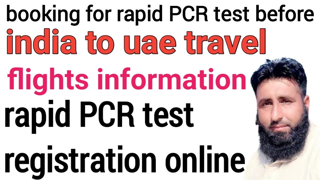 How to register for rapid PCR test | rapid PCR test online registration ...