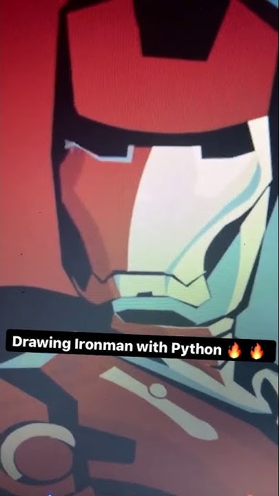 Create IronMan 😍 Using Python Language 🔥| Subscribe For Code 🔥| #Shorts #pythonprojects #ironman ...