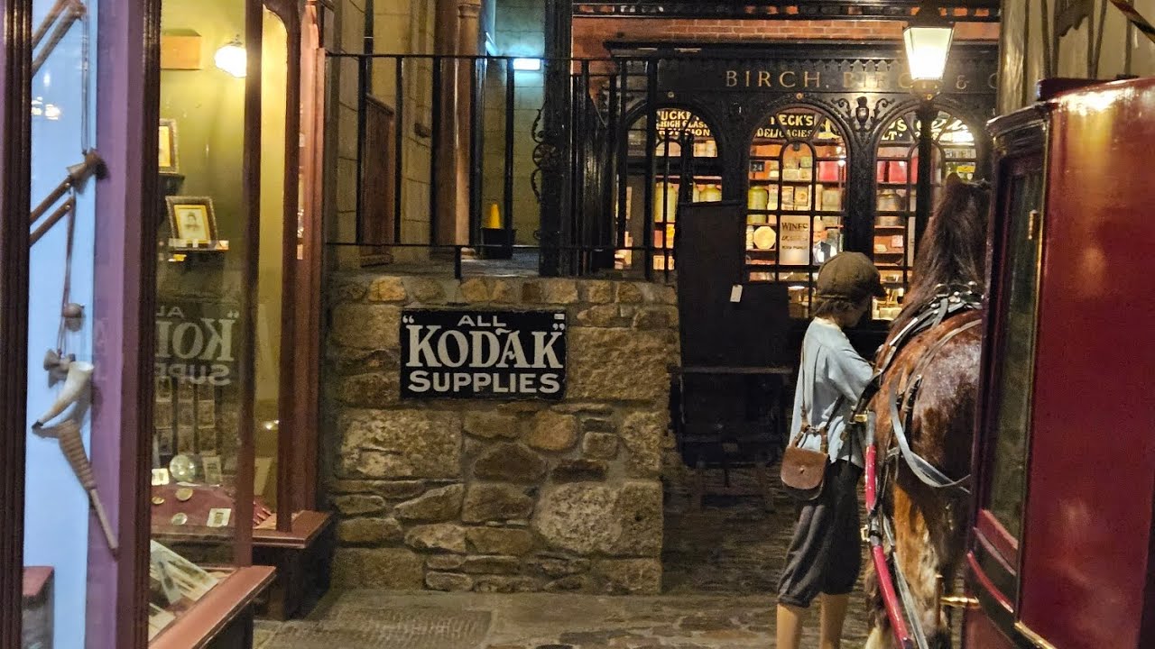 The Victorian Village at Flambards Theme Park Helston - YouTube