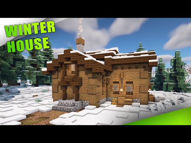 Dark Snowy House