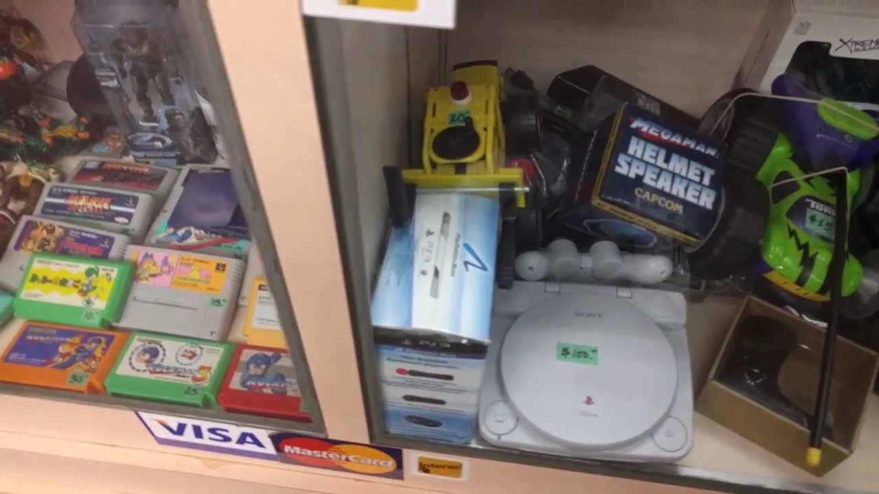 Hometech Games Plus in Victoria BC ... great retro store! - YouTube