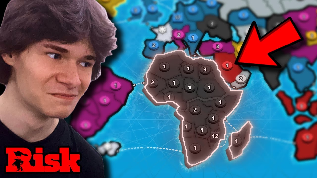 Taking Africa on MEGA Earth! Risk - YouTube