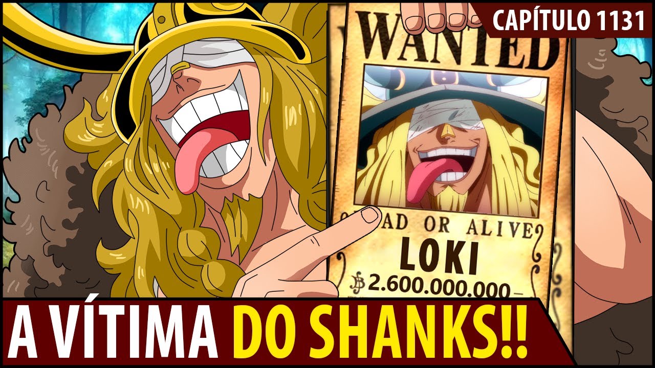 REVELADO MOTIVO DE SHANKS VIRAR YONKOU!! LOKI TEM RECOMPENSA ESPECIAL ...