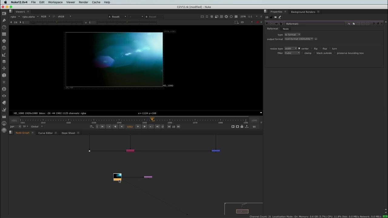 Reformat node | Mastering Nuke Vol 1 - YouTube