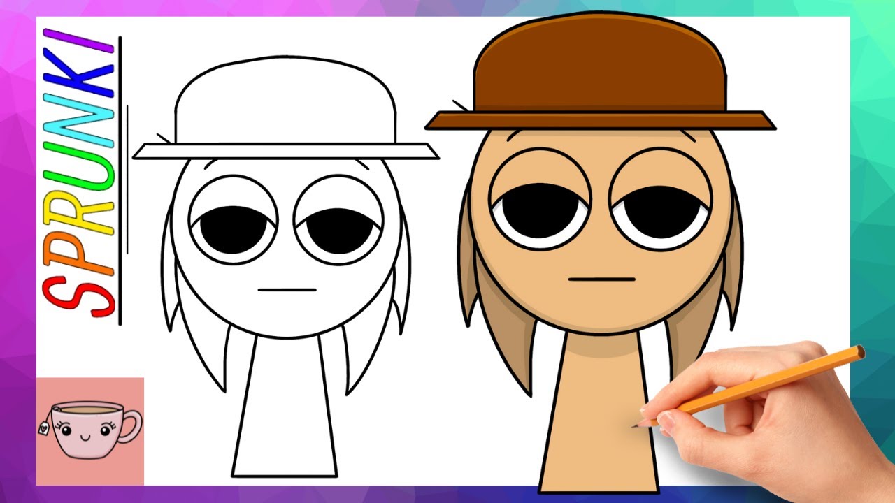 How To Draw Tunner from Incredibox Sprunki | Easy Drawing Tutorial ...