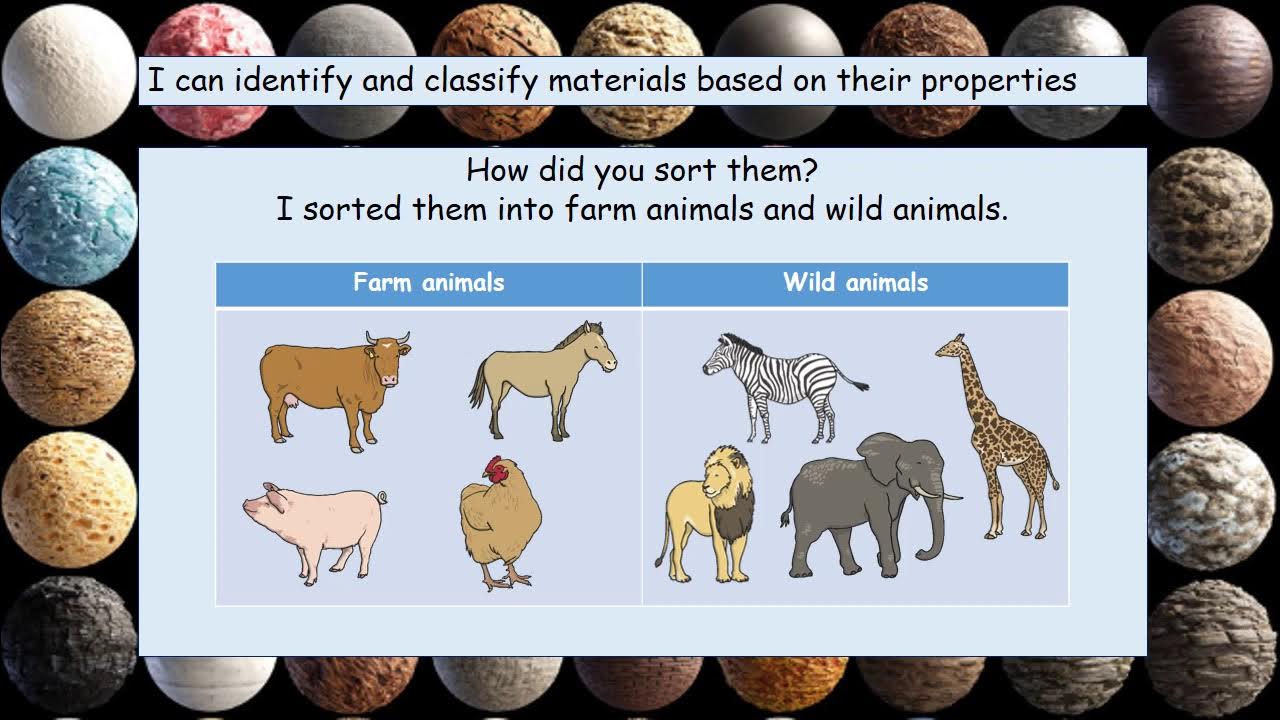 Year 1 Science Lesson 6 sorting materials - YouTube