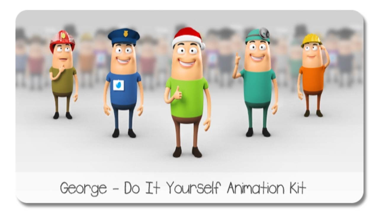 George - Character Animation DIY Kit | After Effects template - YouTube