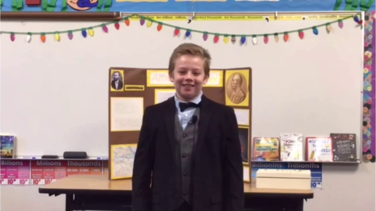 Alfred Nobel by Luke Lasley 12/14/19 - YouTube