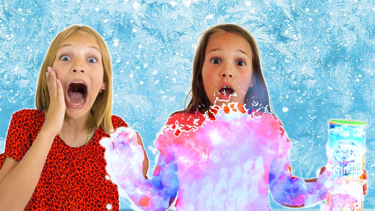 Frozen magic dust story with Amelia, Avelina and Akim - YouTube