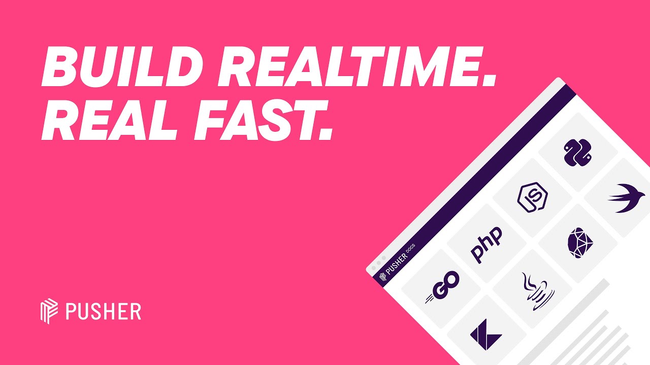 Pusher Channels | Build Realtime. Real Fast. - YouTube