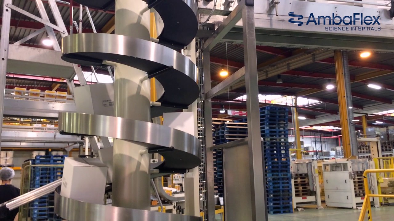 AmbaFlex Spiral Conveyor Portal Solution - YouTube
