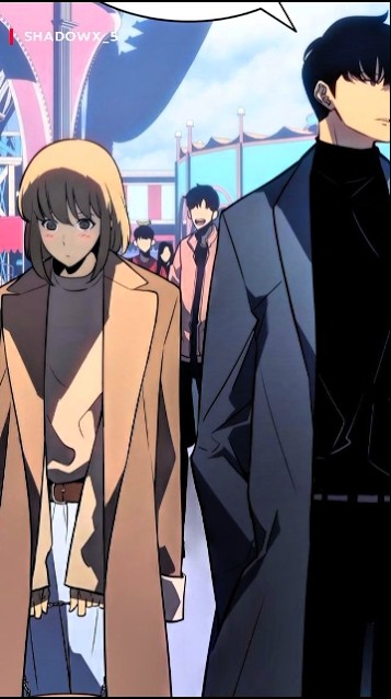 jinwoo X Miss Cha Hae in Date 🥰 #manhwa #sololeveling #jinwoo #shorts # ...