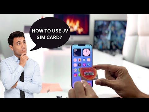 HOW TO USE JV SIM CARD? complete steps [ cera touch electronics ] - YouTube