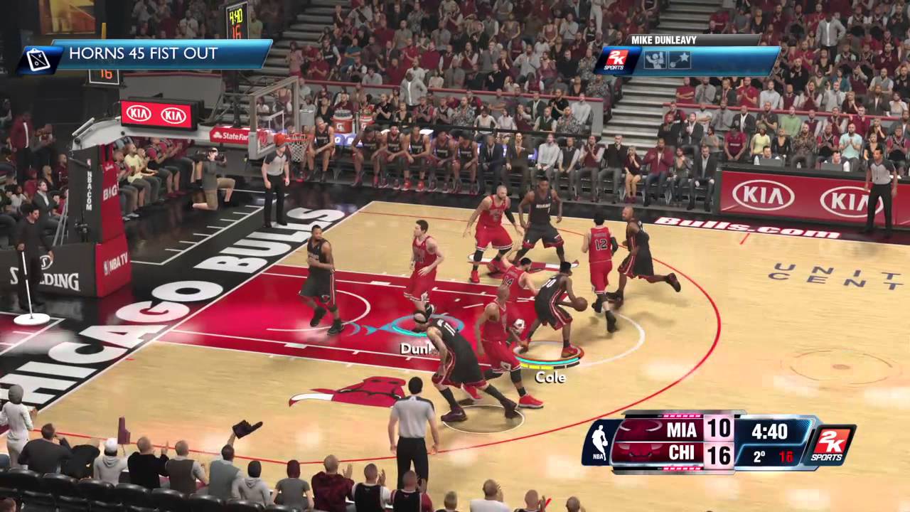 (NBA 2K14) tiro triple desde canasta superior - YouTube