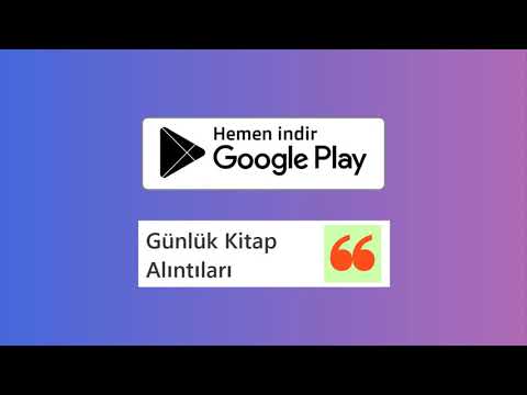 Günlük Kitap Alıntıları - İndir (Play Store/Android)
