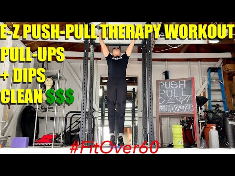 EASY THERAPEUTIC PUSH/PULL DAY! CLEAN MONEY! #fitover60 #PushPullGrind - YouTube