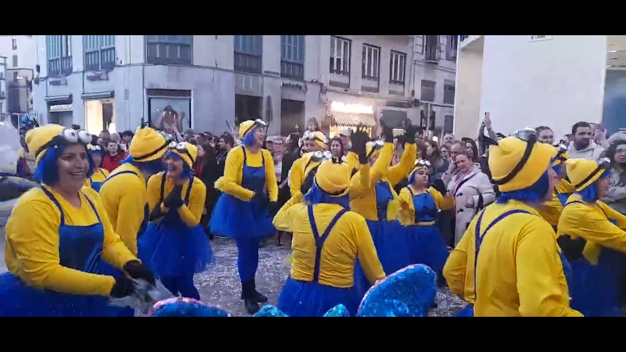 MINIONS CARNAVAL MALAGA 2025 - YouTube