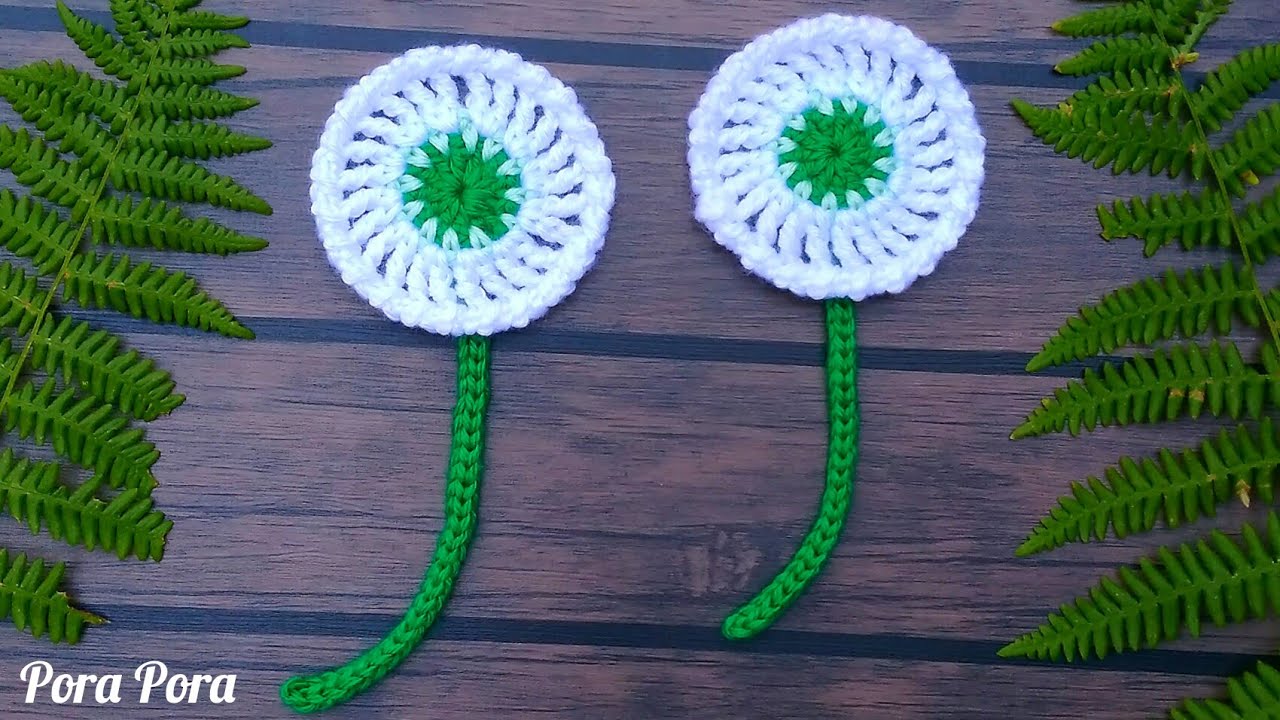 Crochet Dandelion Flower I Crochet Flower I Easy Crochet Flower ...