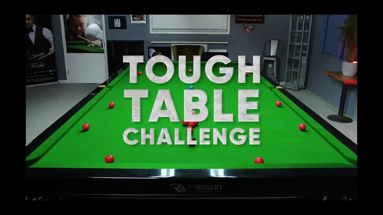 Stephen Hendry's tough table challenge. My attempt.. - YouTube