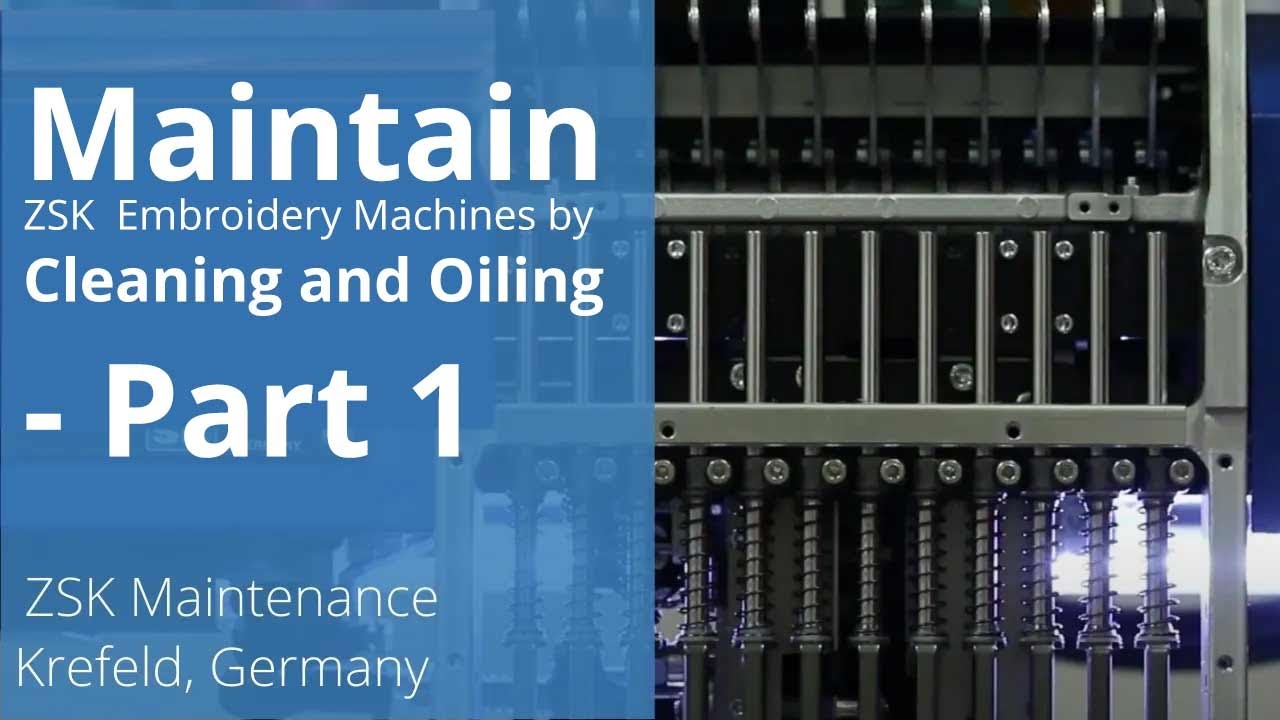 Maintain ZSK Machines By Cleaning And Oiling - Part 1 - YouTube
