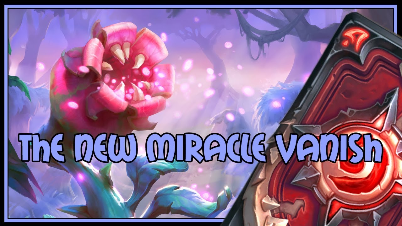 Hearthstone: The new miracle vanish (miracle rogue) - YouTube