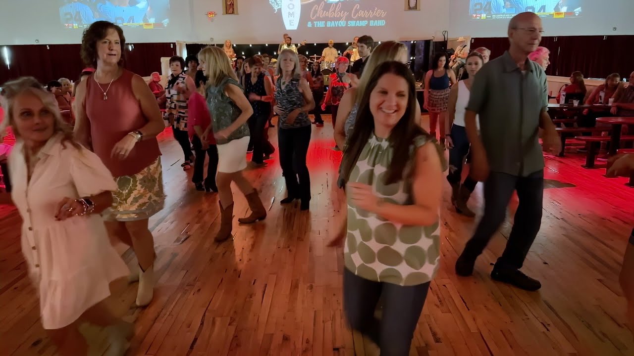 Line Dancing to Chubby Carrier at Rock 'n' Bowl on 08/11/24 - YouTube
