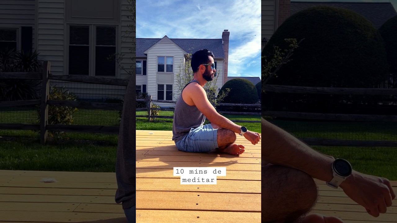 10 mins para meditar y recibir el sol hacen la diferencia #running # ...