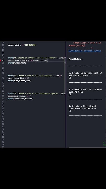 List And Enhanced List Comprehension In Python Shorts Python Youtube
