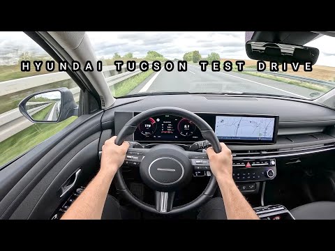 2025 Hyundai Tucson 1.6 T-GDI 160 PS - HIGH SPEED POV Test Drive on German Autobahn #catchingcars