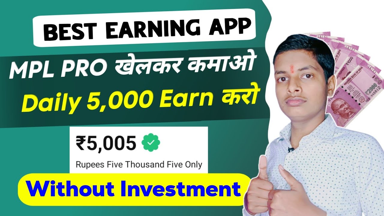 Best Earning App 2023 || How To Daily Earn Money 5,000 🤑 || Without ...