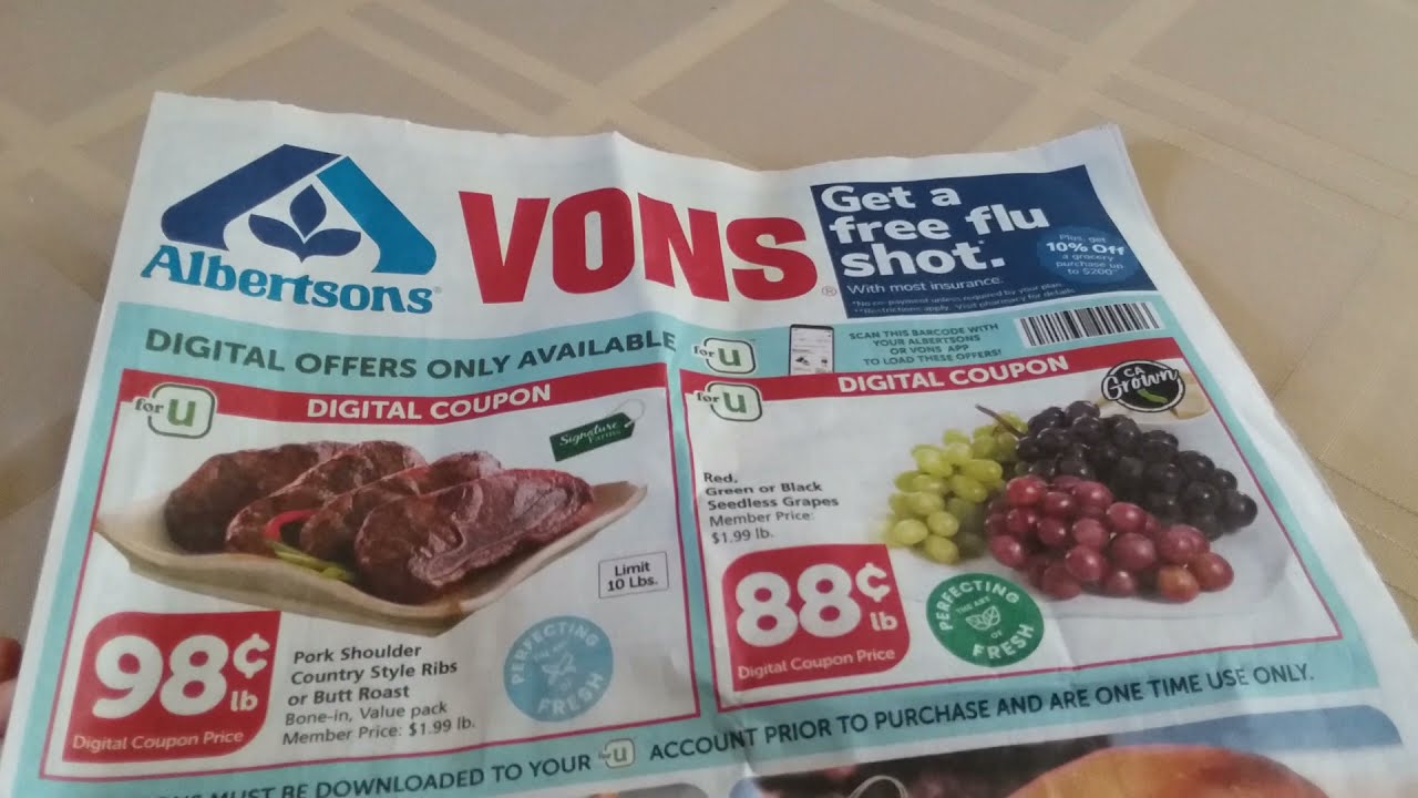 Albertsons/VONS ad Scan 10/20-26/2021 - YouTube