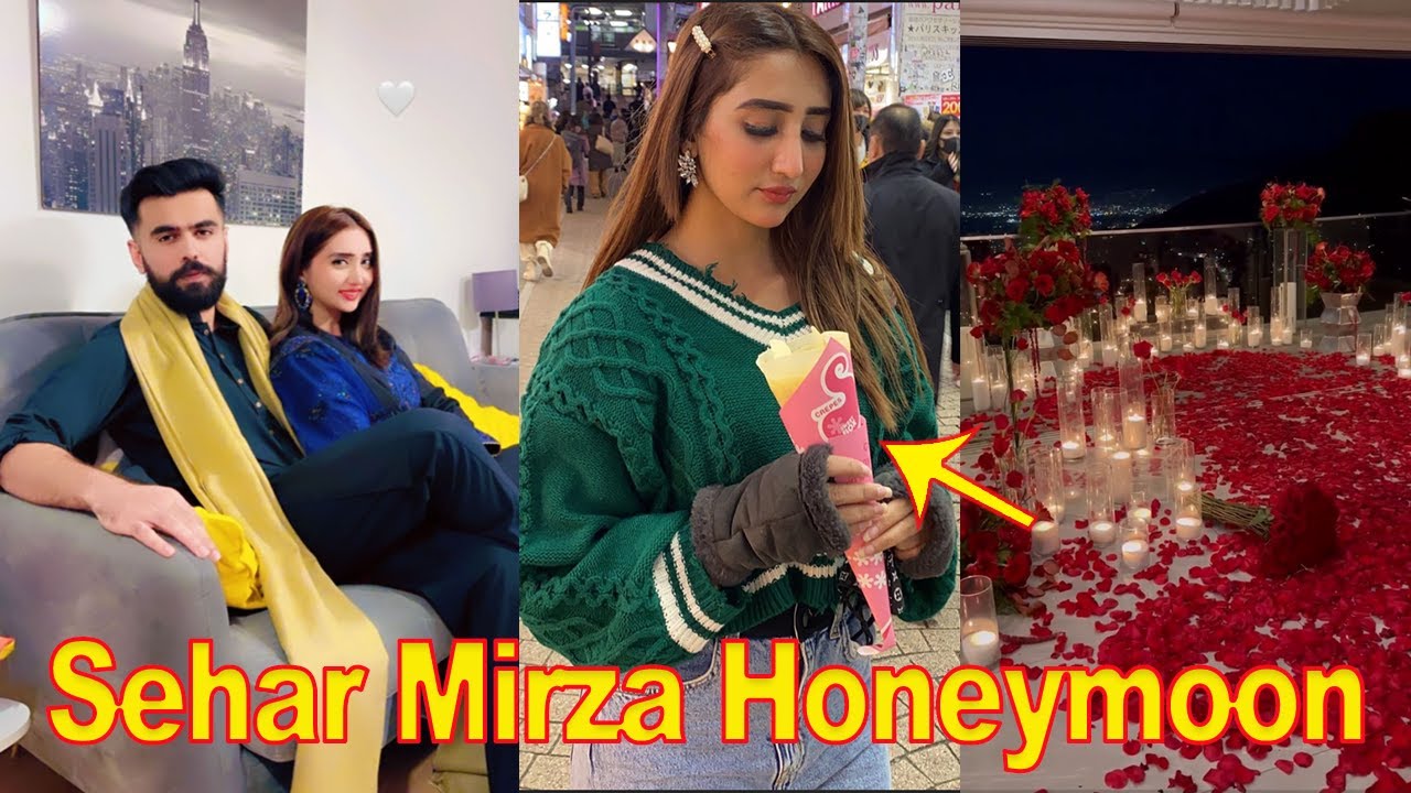 Sehar Mirza Celebrating Honeymoon In Uk With Husband After Online ...