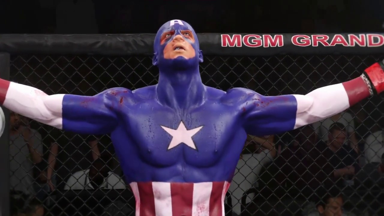 Captain America vs. Deadpool (EA Sports UFC 2) - Crazy UFC 👊🤪 - YouTube