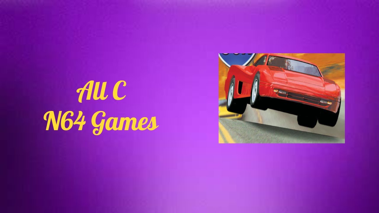 S1, E20-All C N64 Games (feat. @GianniAnimates)! - YouTube