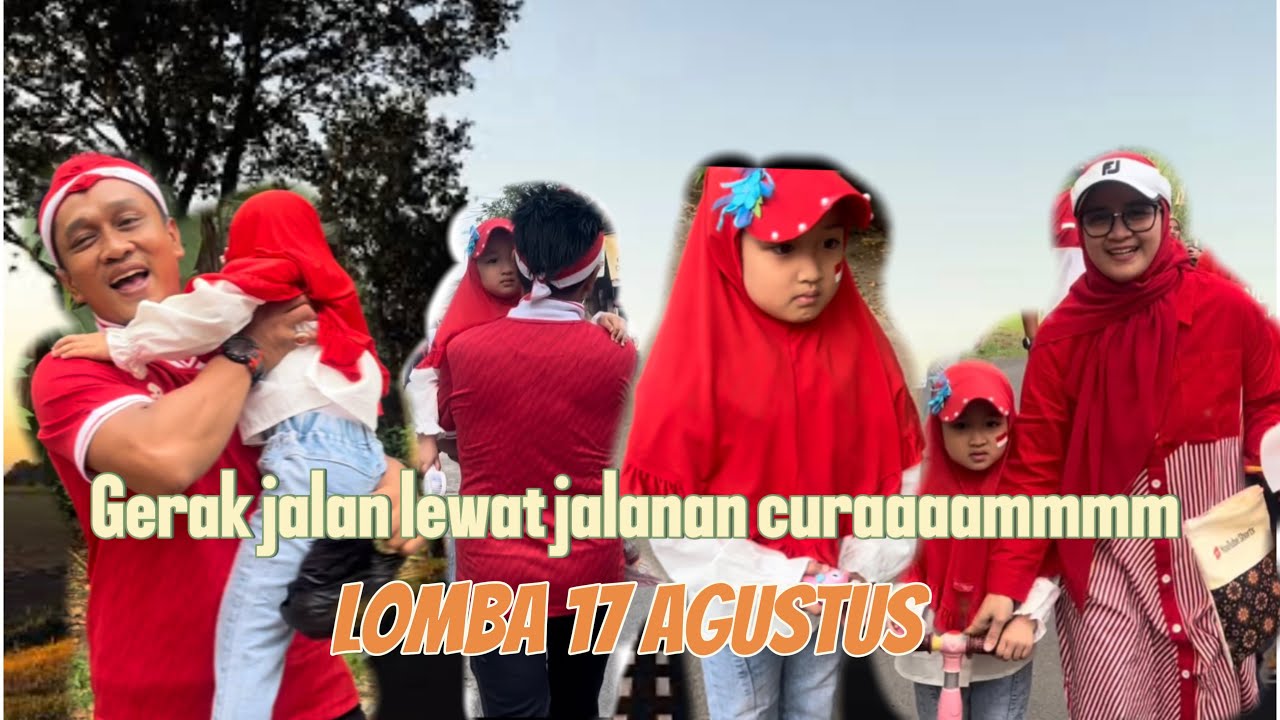 Challenge Jalan sehat lewat jalanan curam | Lomba 17 Agustus - YouTube
