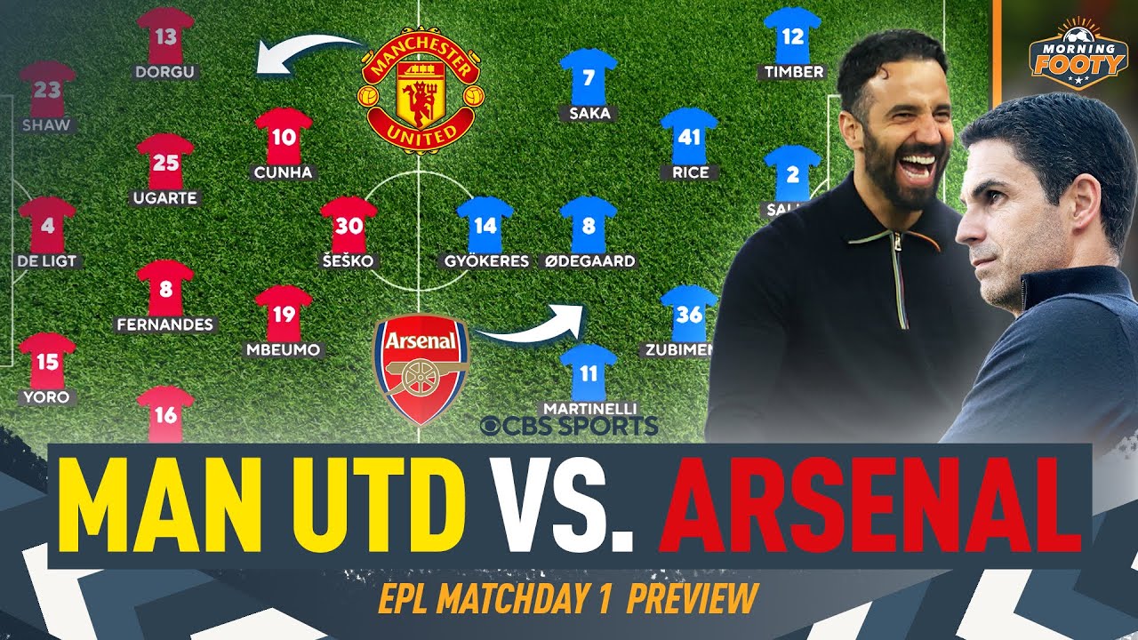 Manchester United vs. Arsenal PREVIEW 👀 | English Premier League ...