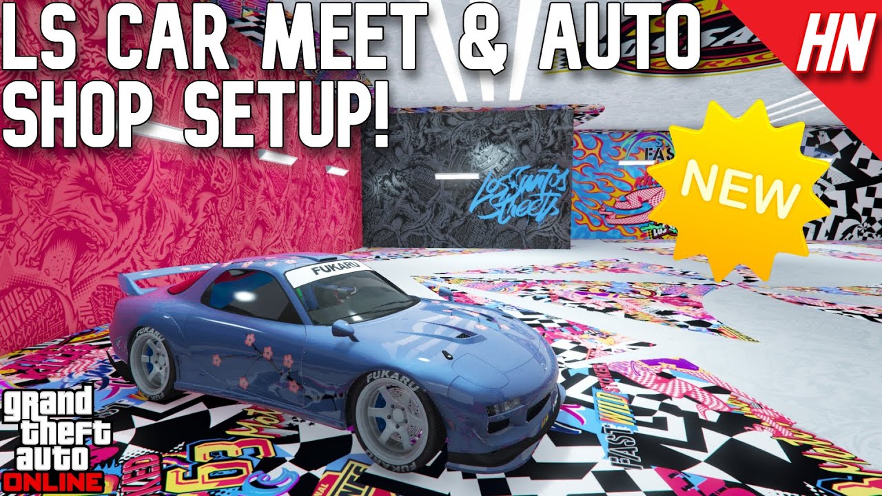 Visiting The NEW LS Car Meet & Auto Shop Setup! - YouTube
