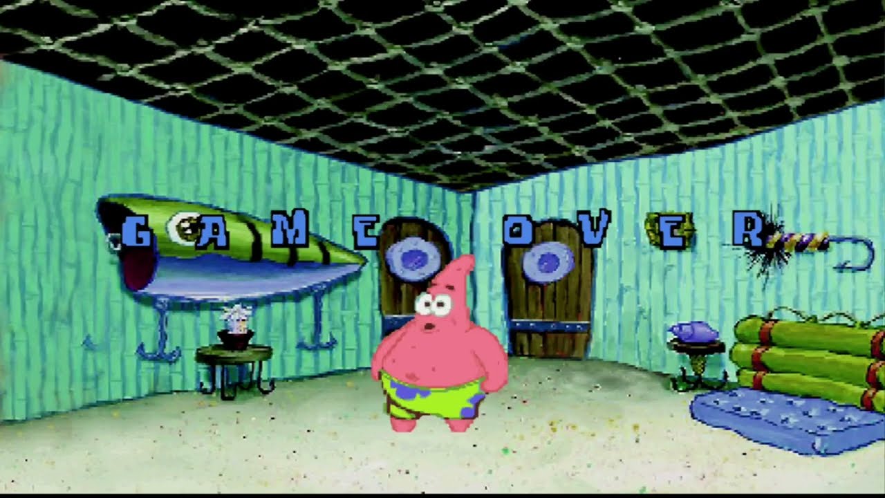 SpongeBob SquarePants: SuperSponge - Game Over (PS1) - YouTube