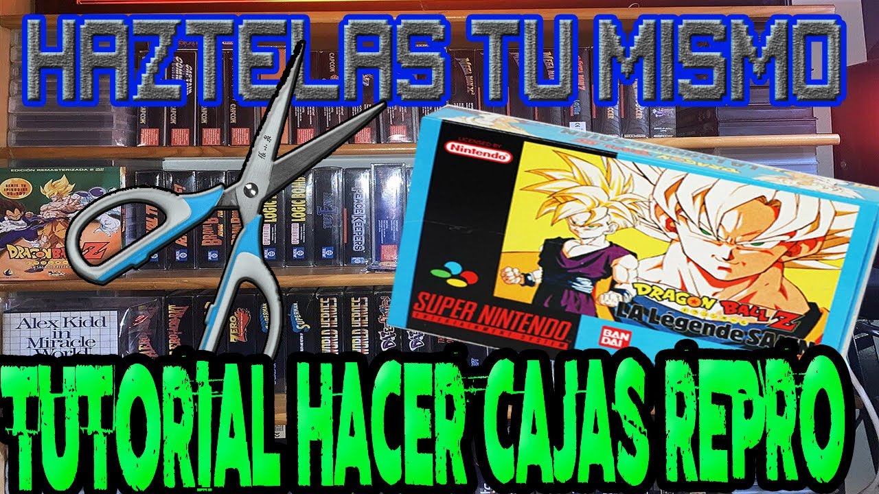 COMO HACER CAJAS REPRO SNES TUTORIAL COMPLETO - YouTube