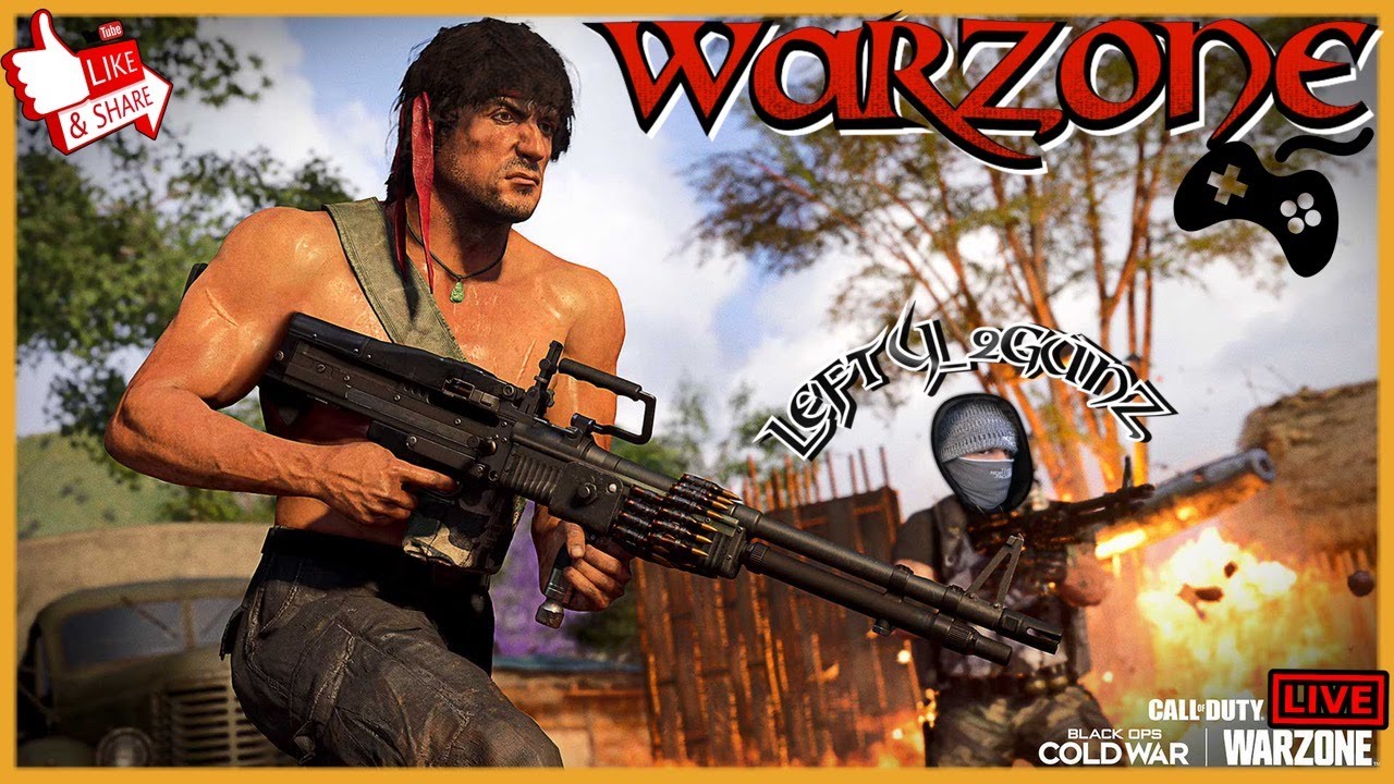 Rambo skin Call of duty WARZONE live lets go - YouTube